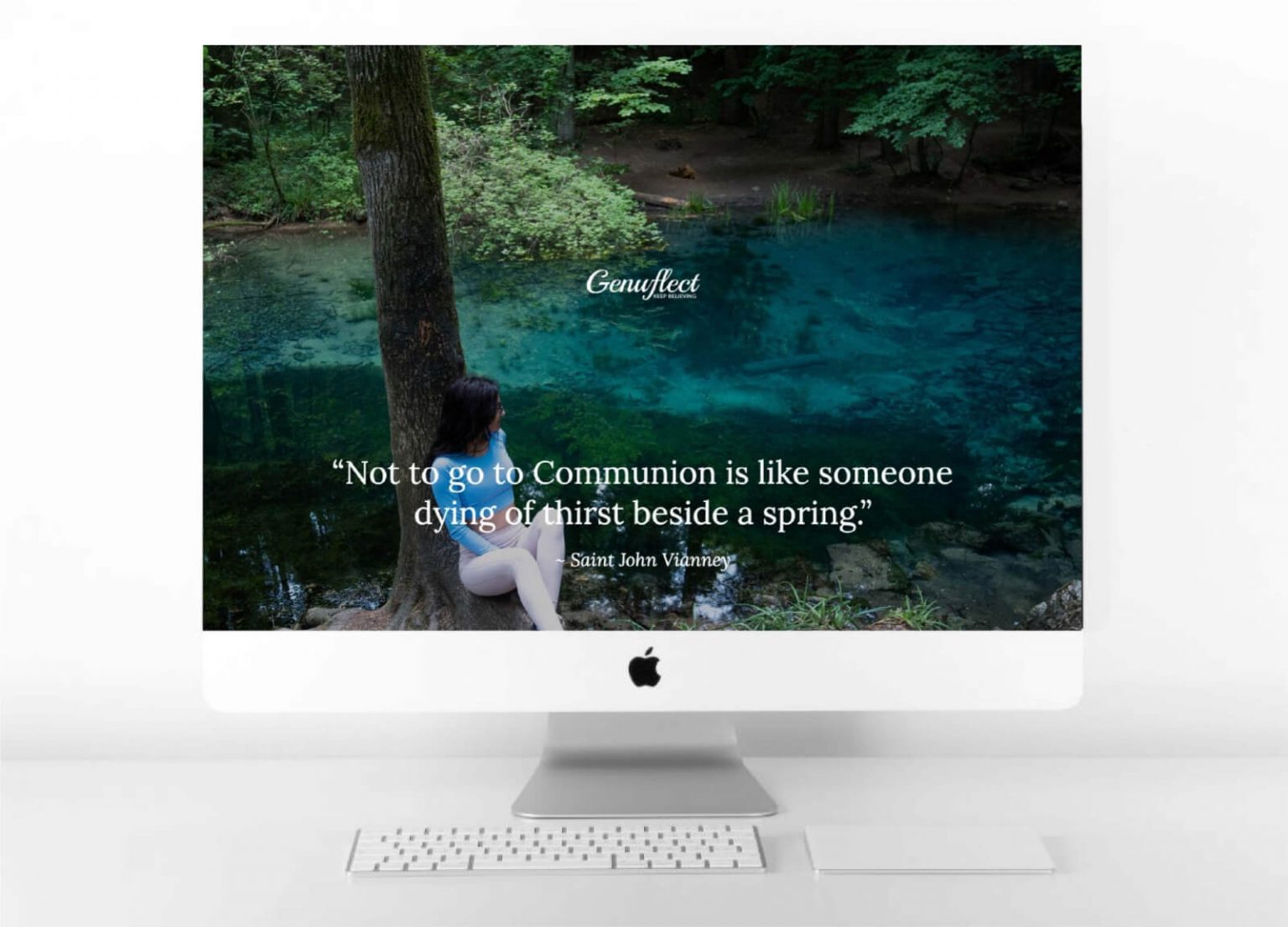 Joining With Christ in The Sacrament of Communion + Genuflect