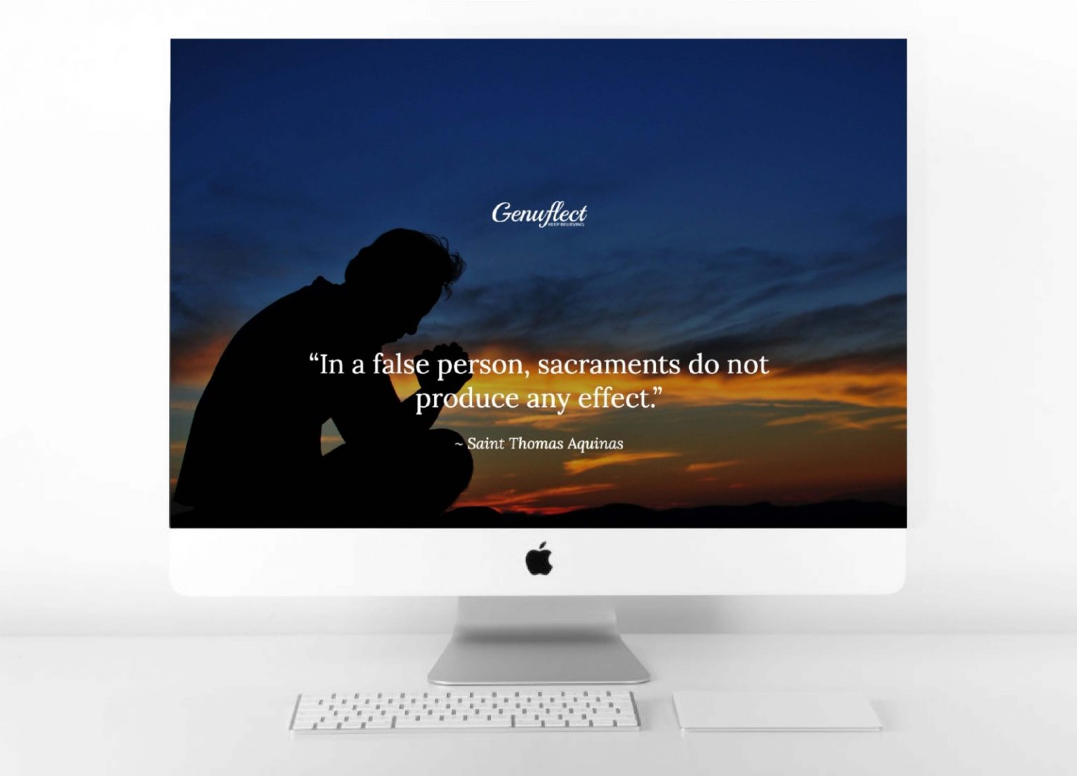 Receiving Grace From The Sacraments + Genuflect