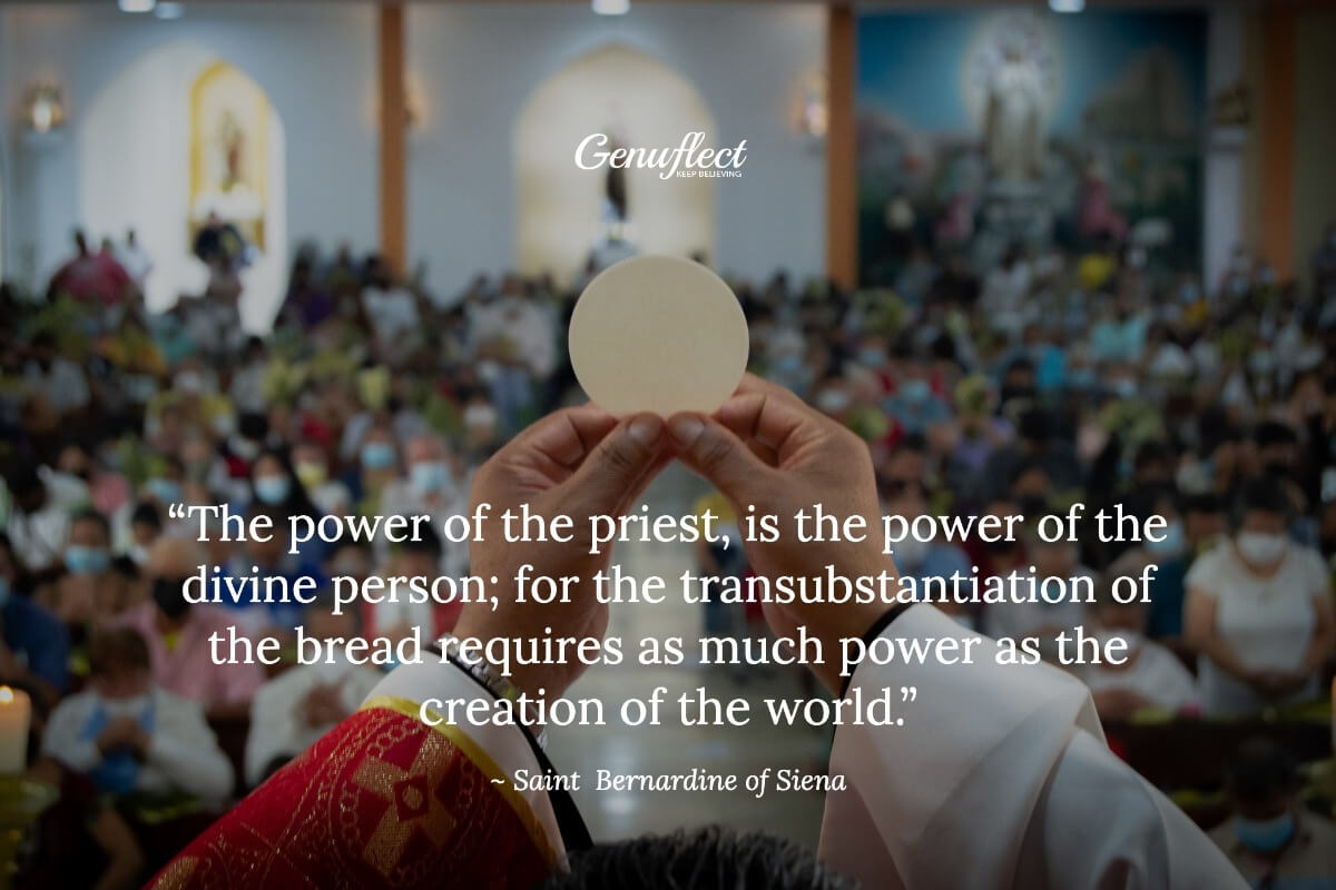 Studying The Sacrament of Holy Orders + Genuflect