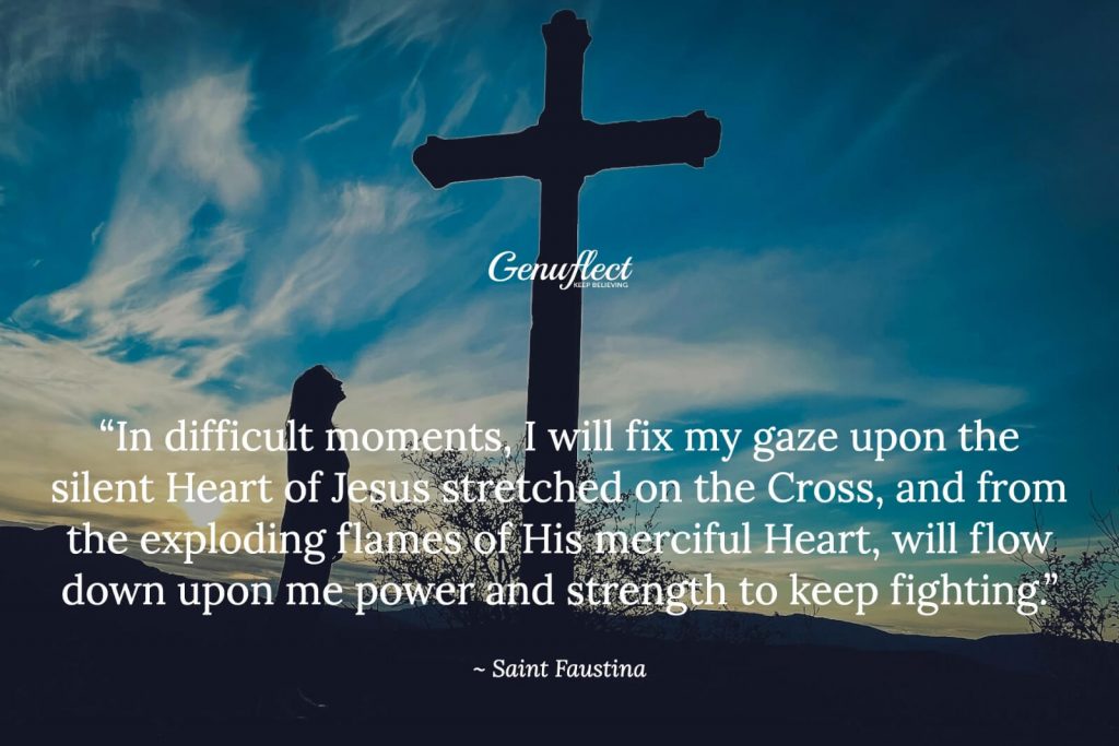 Fixing Your Gaze on The Cross on Good Friday + Genuflect