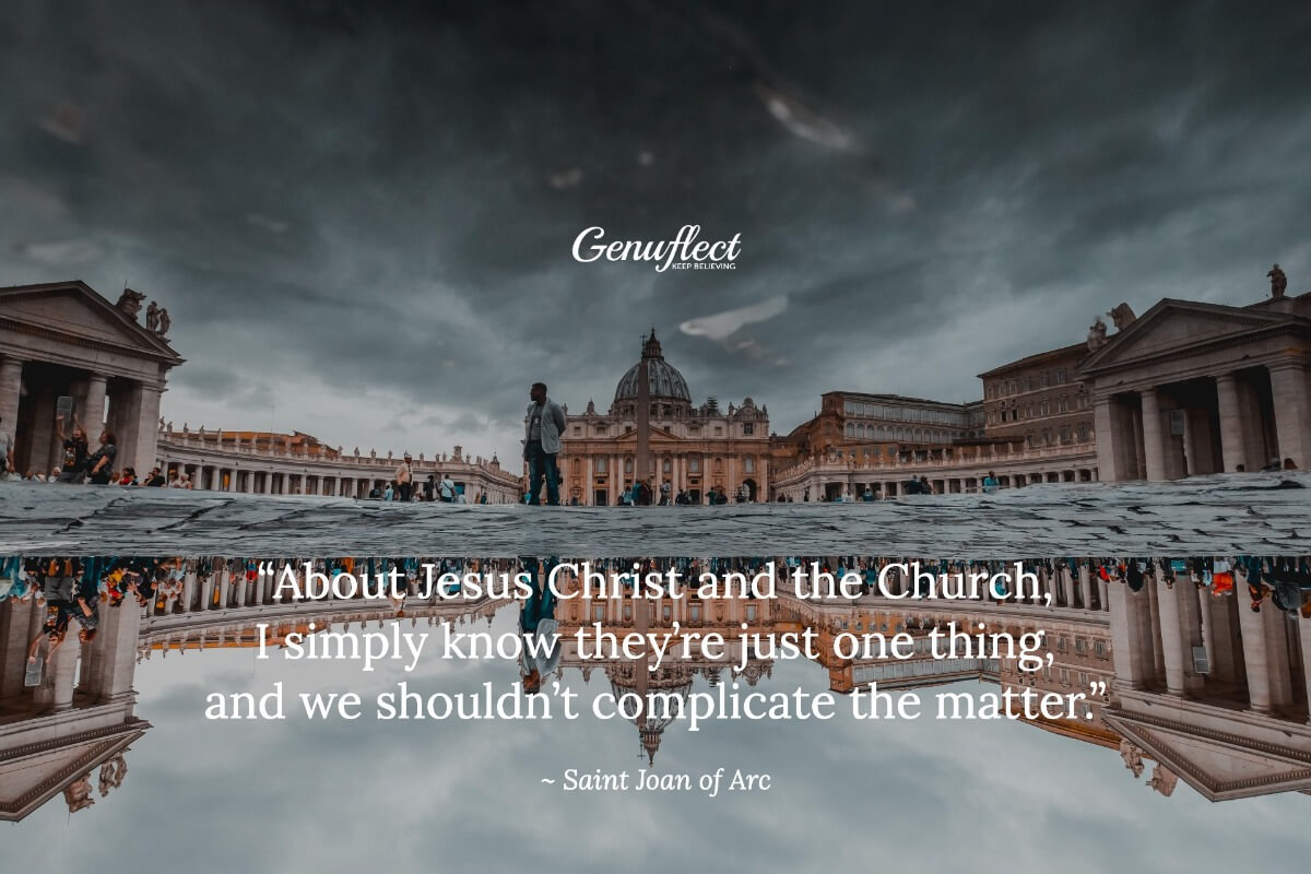 Recognizing The Church as a Sacrament + Genuflect