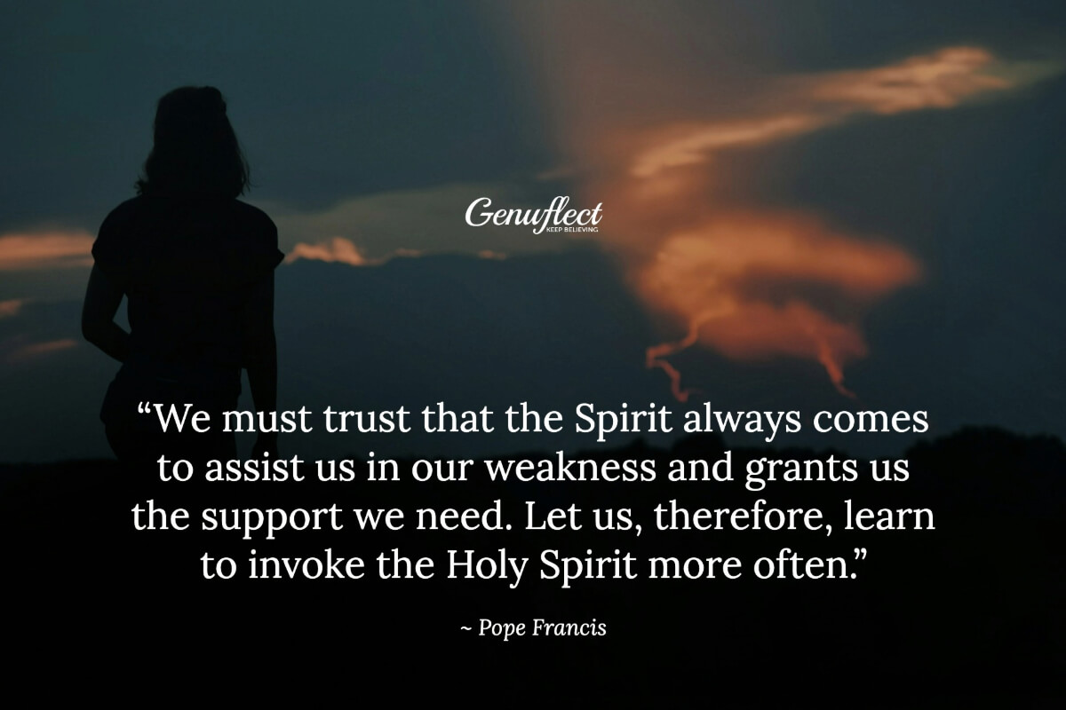 Praying to The Holy Trinity + Genuflect